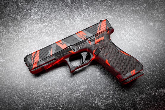 RTS: Glock 17 Gen 5 – Red Tiger Stripe Diamondplate – Sonoran Defense ...