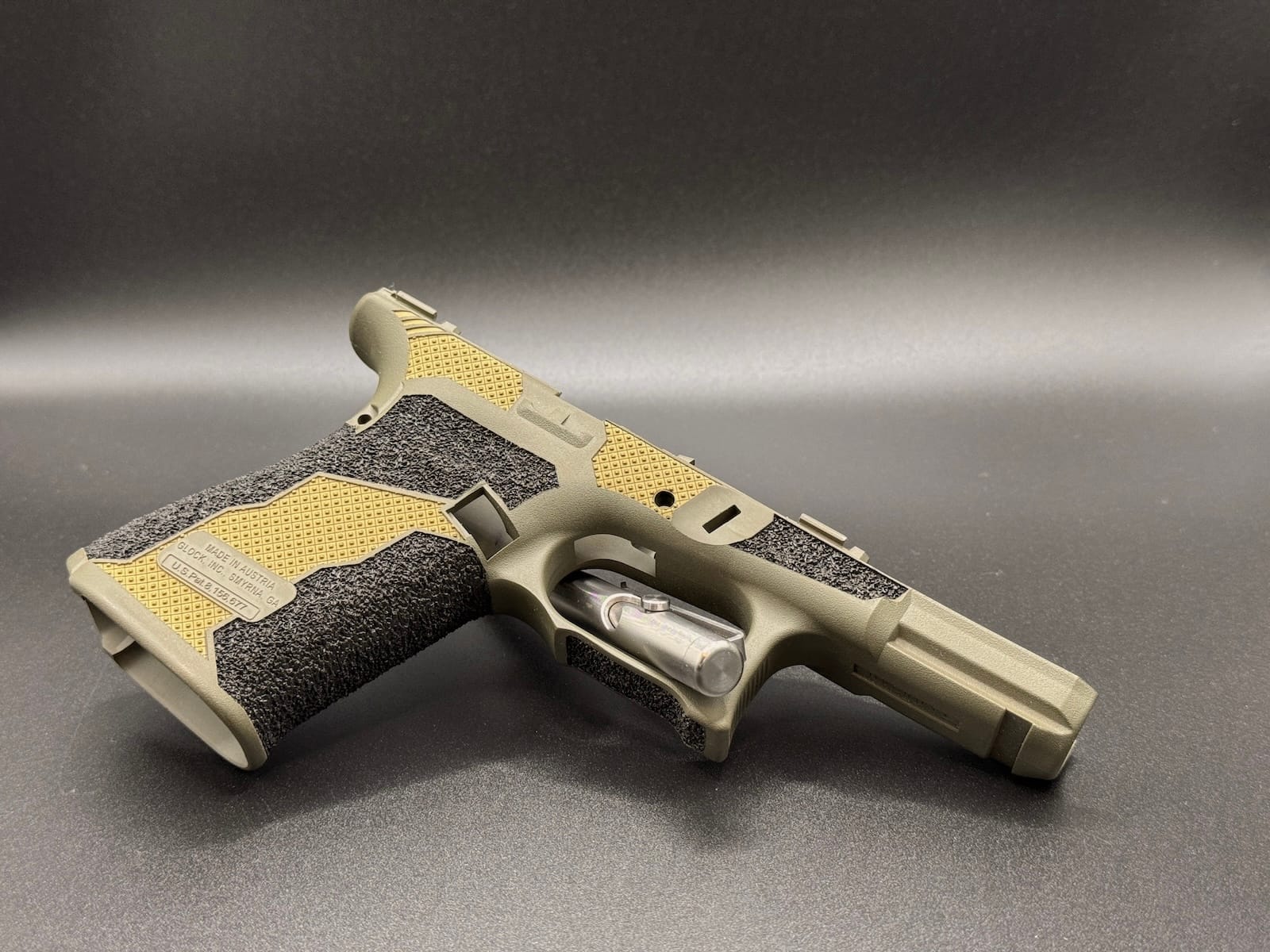 RTS: Glock 19 Gen 5 Stripped Frame – Hybrid Alpha Cerakote – Sonoran ...